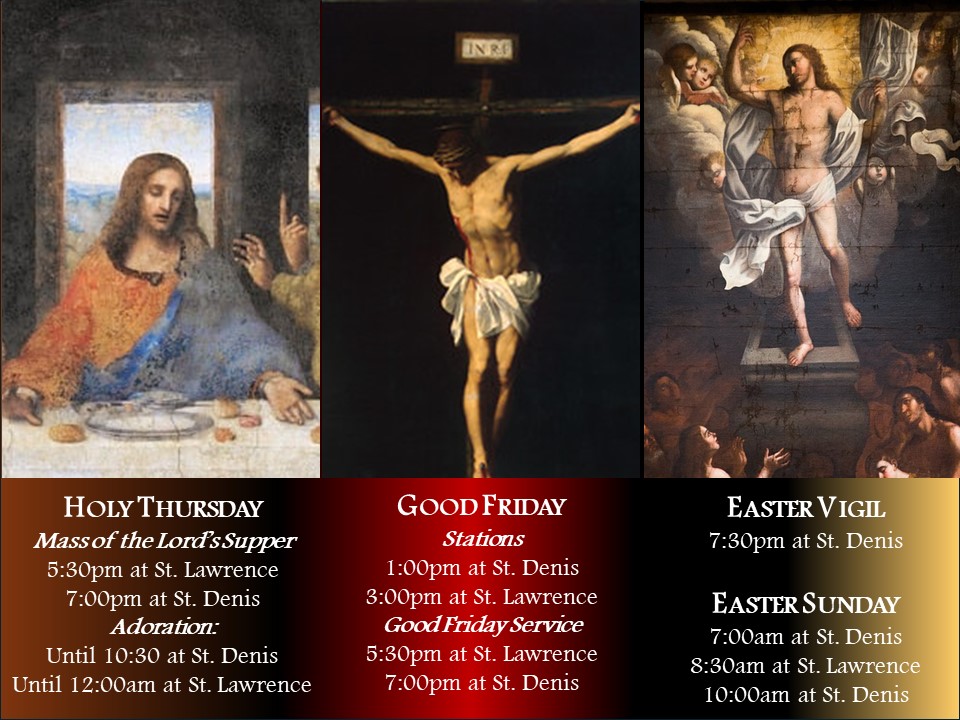 Holy Week 2024 - Saint Lawrence Roman Catholic Church
